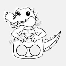Alligator Puppet Craft