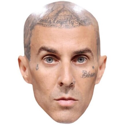 travis tattoo head