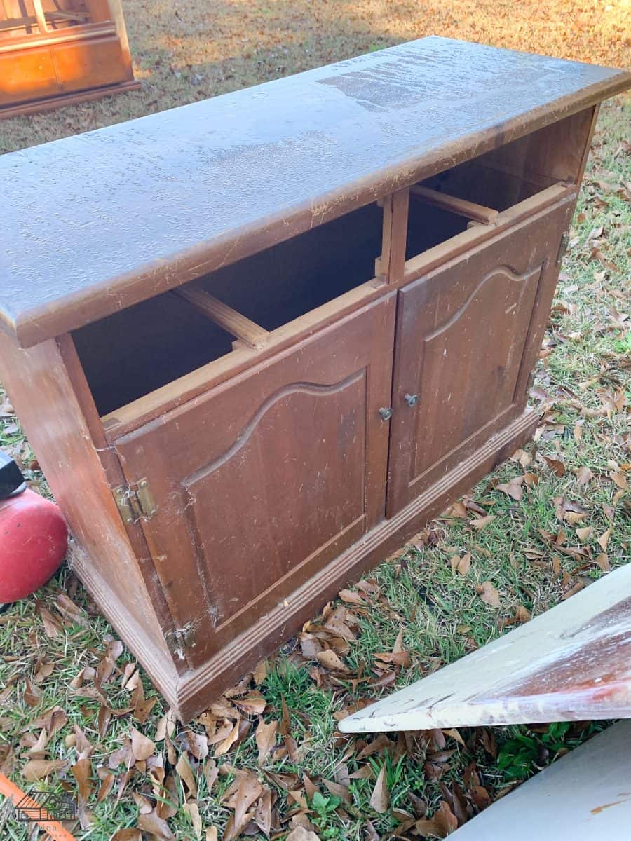repurposed sideboard