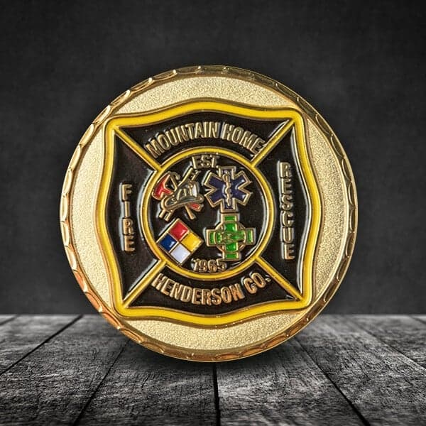 The Secret Behind Designing Fire Department Challenge Coins | Custom ...