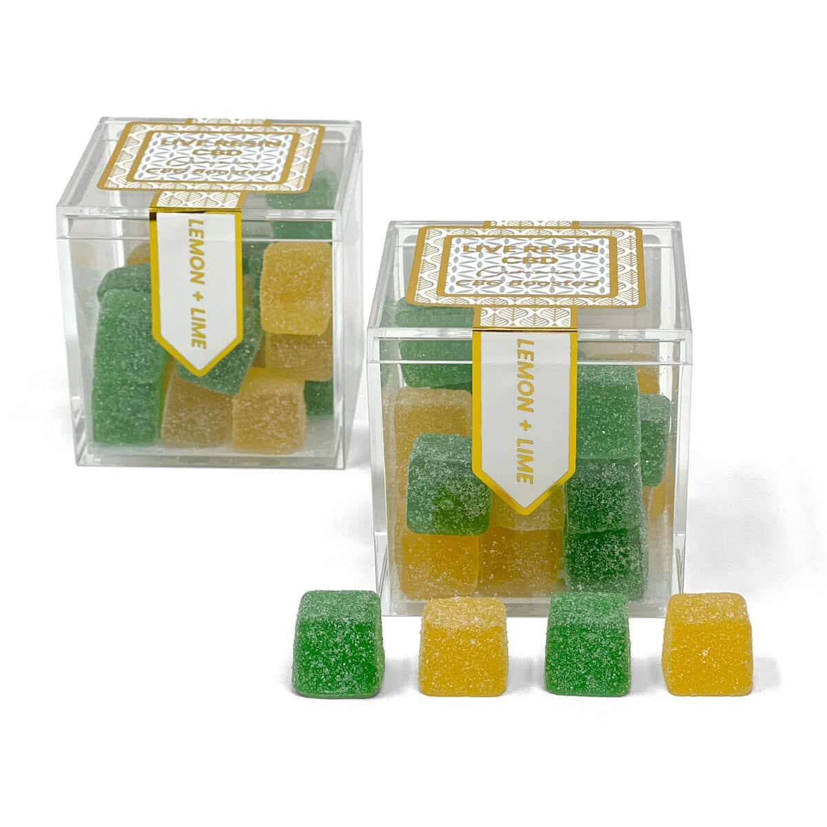 2-Pack Live Resin CBD Gummies | 600mg | CBG Boosted