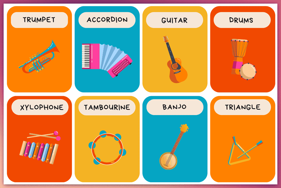 Guía de Instrumentos Musicales en Inglés [+Pronunciación]