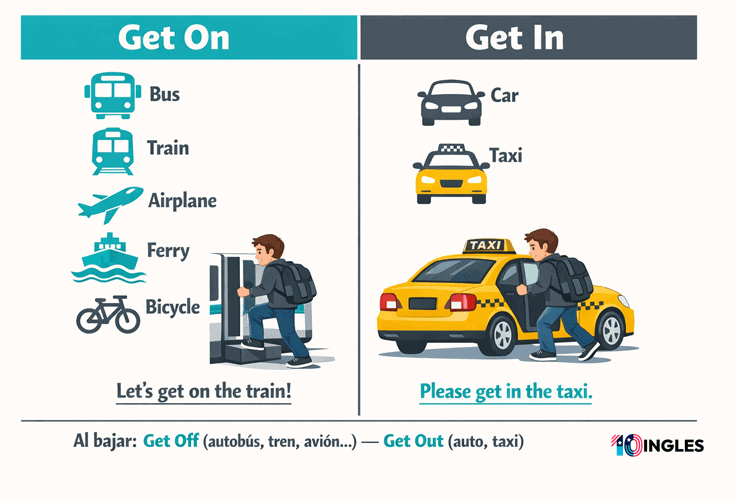 Guía de Medios de Transporte en Inglés para Viajar