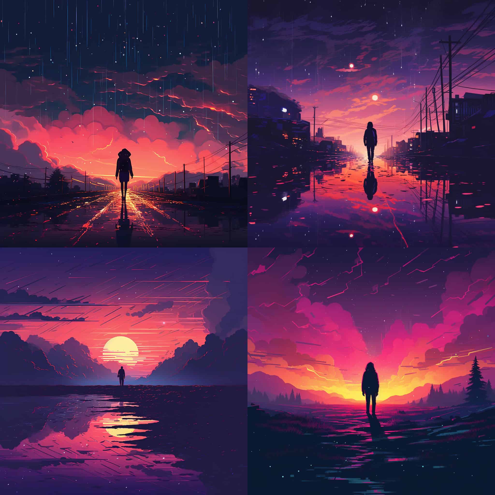 AI Art Inspired by Alena Aenami