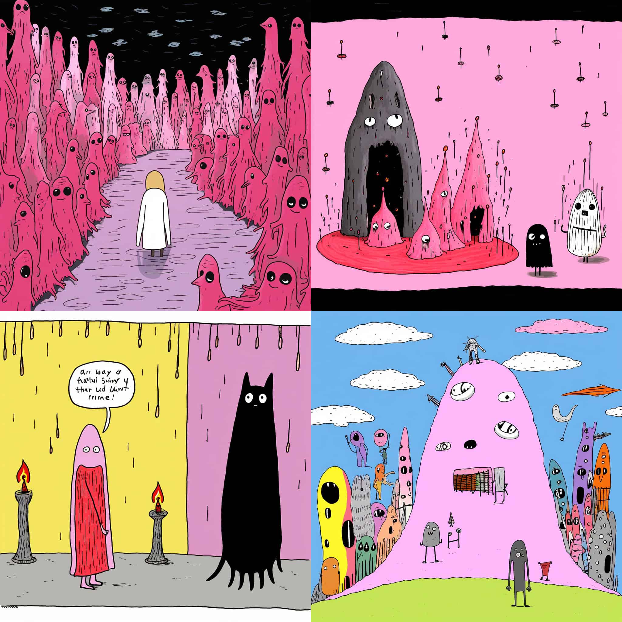AI Art Inspired by Allie Brosh