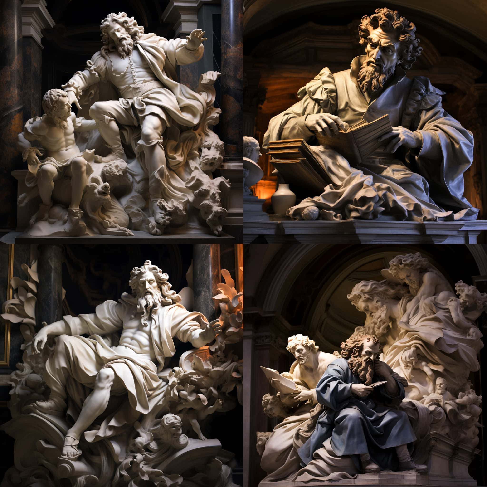 AI Art Inspired by Sculptor Gian Lorenzo Bernini