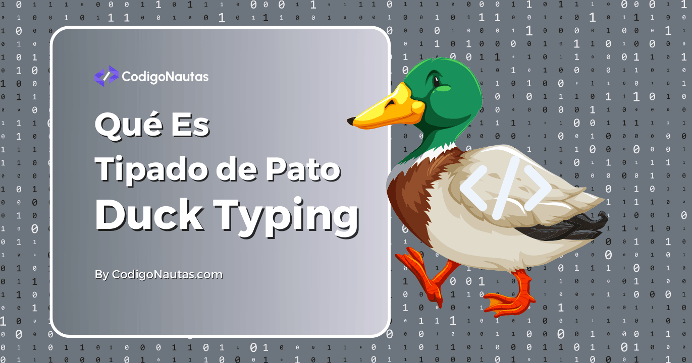 ¿Qué es Duck Typing (Tipado de Pato)? » CodigoNautas