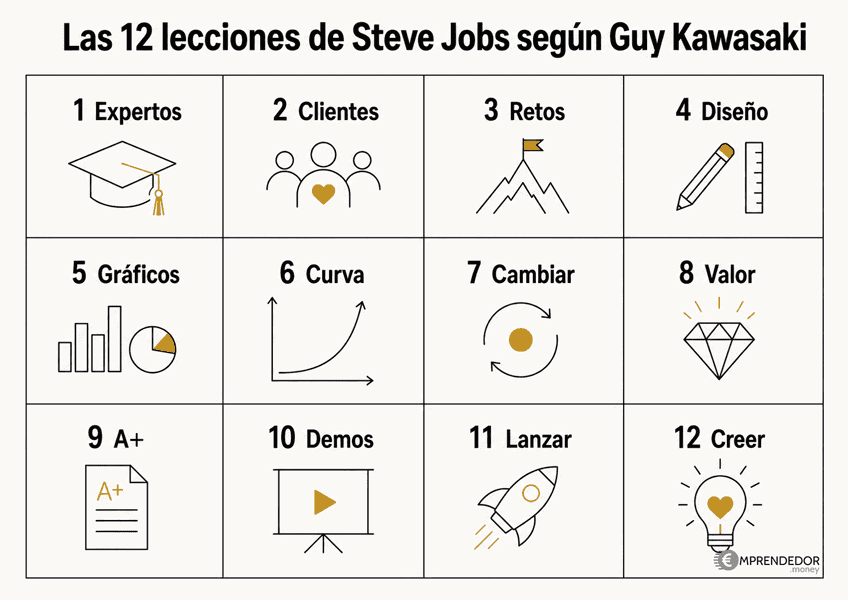 12 lecciones que Guy Kawasaki aprendió de Steve Jobs
