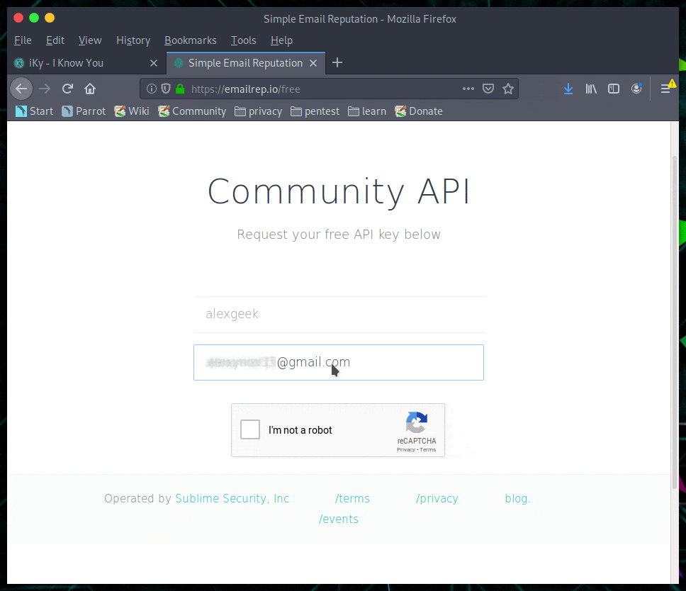 iKy OSINT PROJECT: Recopilar Información Email en GUI » EsGeeks