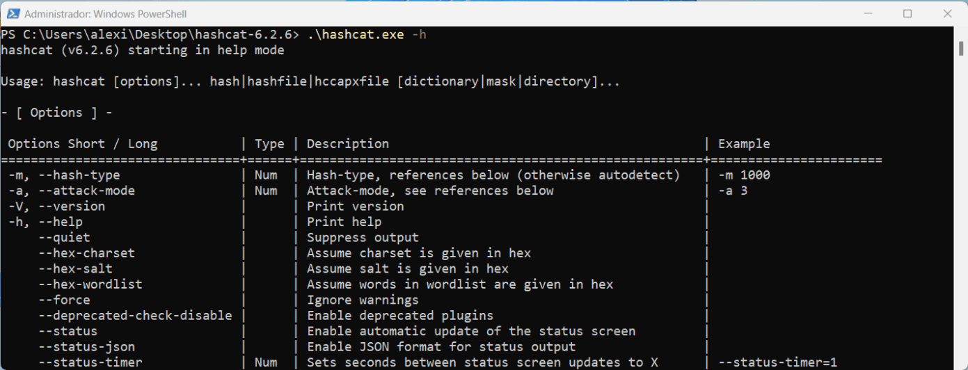Manual de Hashcat: Cómo Utilizarlo para Descifrar Contraseñas