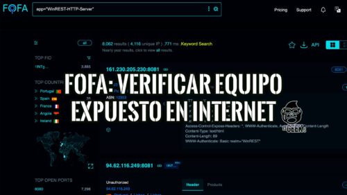 FOFA: Plataforma Ciberseguridad para Detectar Vulnerabilidades » EsGeeks