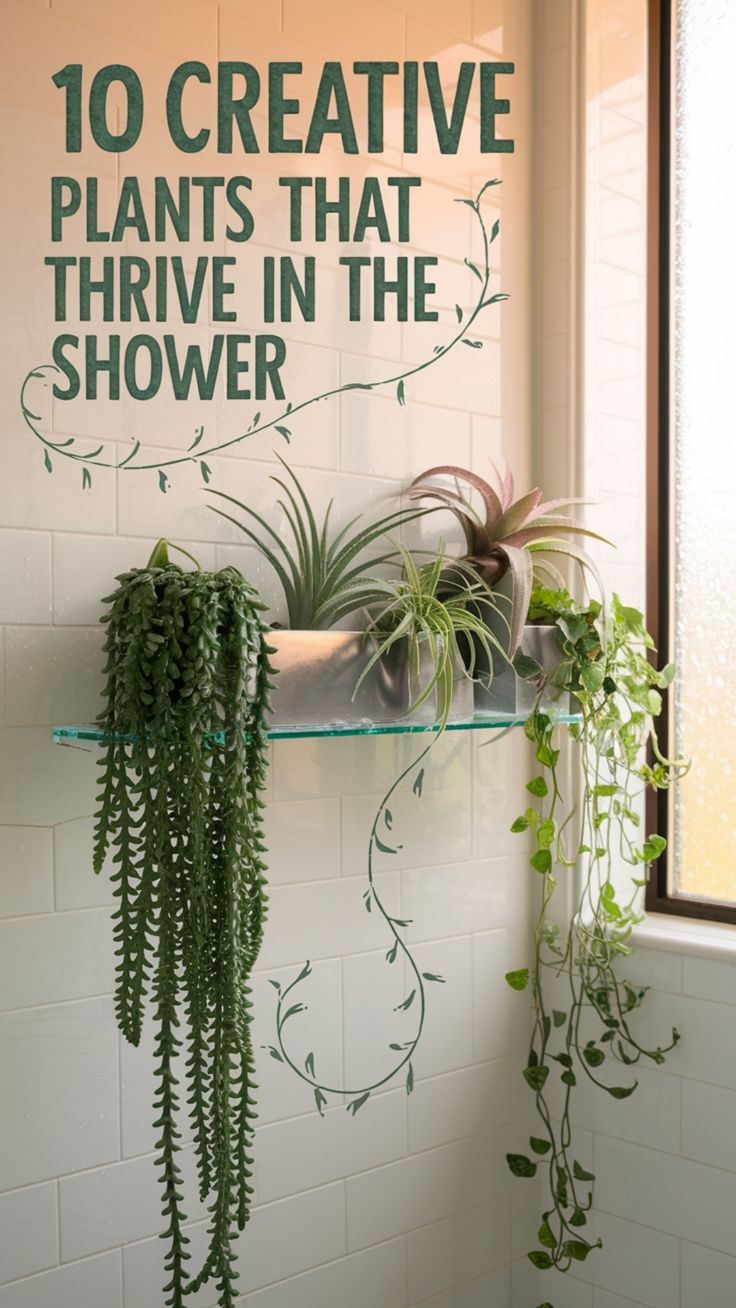 10 Creative Plants That Thrive in the Shower | Houseplant Alley