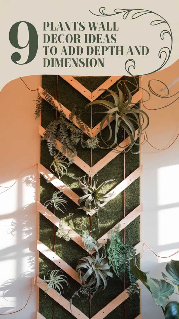 9 Plants Wall Decor Ideas to Add Depth and Dimension | Houseplant Alley