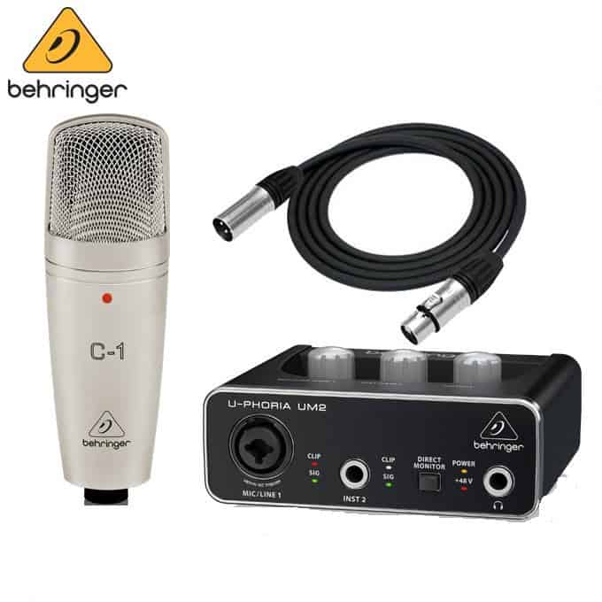 UM2, Behringer C-1 & Cable XLR – اديو بيانو استور audio piano stor