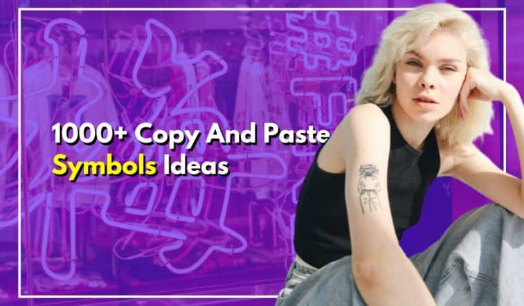1000 Aesthetic Copy And Paste Symbols All Type Of Symbols