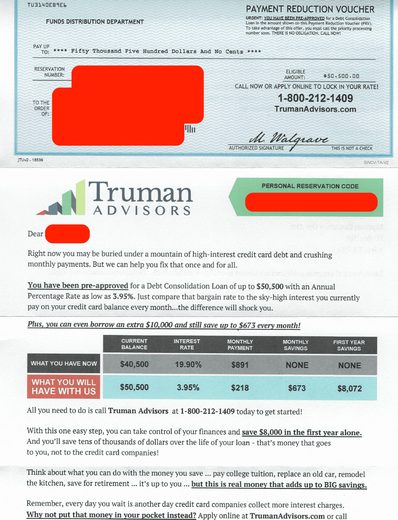 What is Reality – Which Debt Relief Mailer is the Real One?