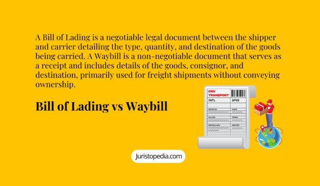 Bill of Lading vs Waybill Comparison