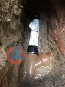 Removing trap and installation of PVC clean-out - Mister Plumber