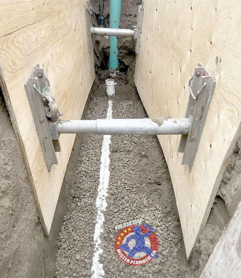 Newly Built House Sewer Pipe Installation - Mister Plumber