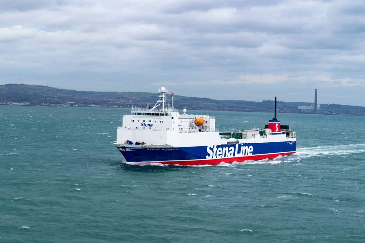 A look inside: Stena Line's Irish Sea freight vessel STENA HIBERNIA ...