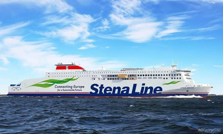 New Holyhead to Dublin Ferry Stena Estrid Starts Sea Trials ⛴️