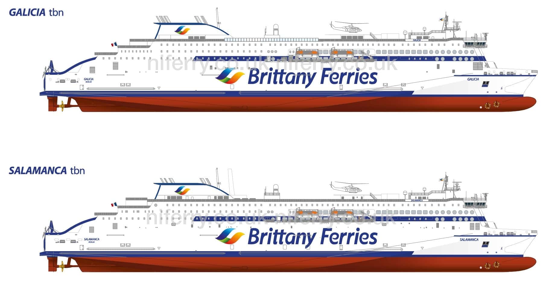 Brittany Ferries first new LNG ferry takes to the water ⛴️
