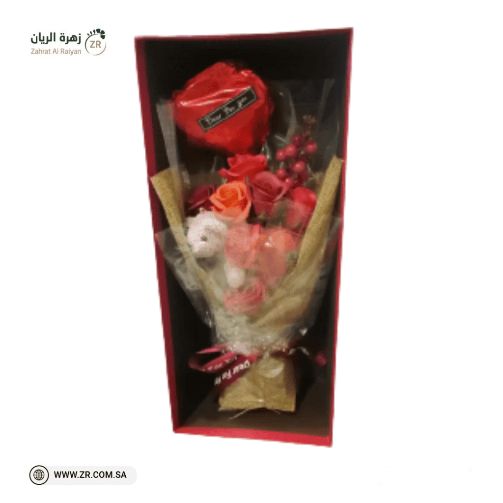A distinctive bouquet of artificial roses - Al Rayyan Flower