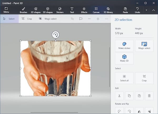 How to Make the Background Transparent in Paint 3D - La De Du