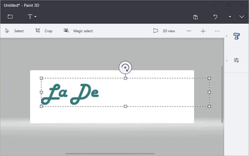 How to Add Text in Paint 3D - La De Du