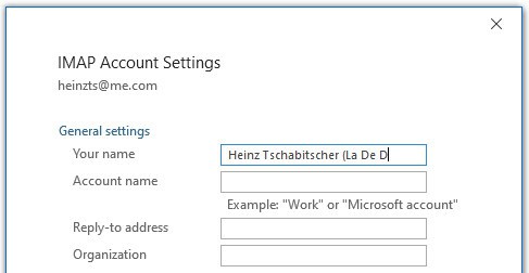 How to Change the “From” Sender Name in Outlook - La De Du
