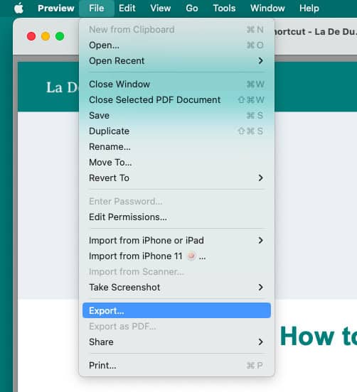 How to Convert Images on a Mac to JPG, PNG, PDF and More - La De Du