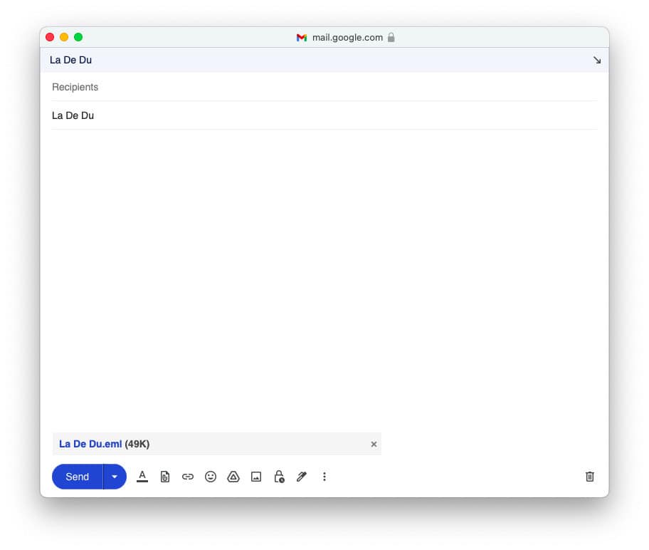 How to Open an EML File in Gmail - La De Du