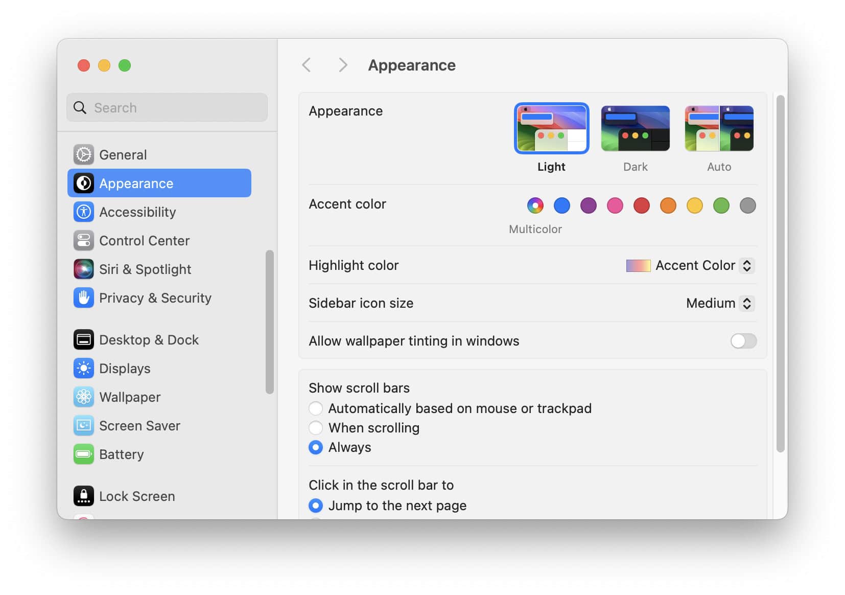 How to Show the Scroll Bar on a Mac - La De Du