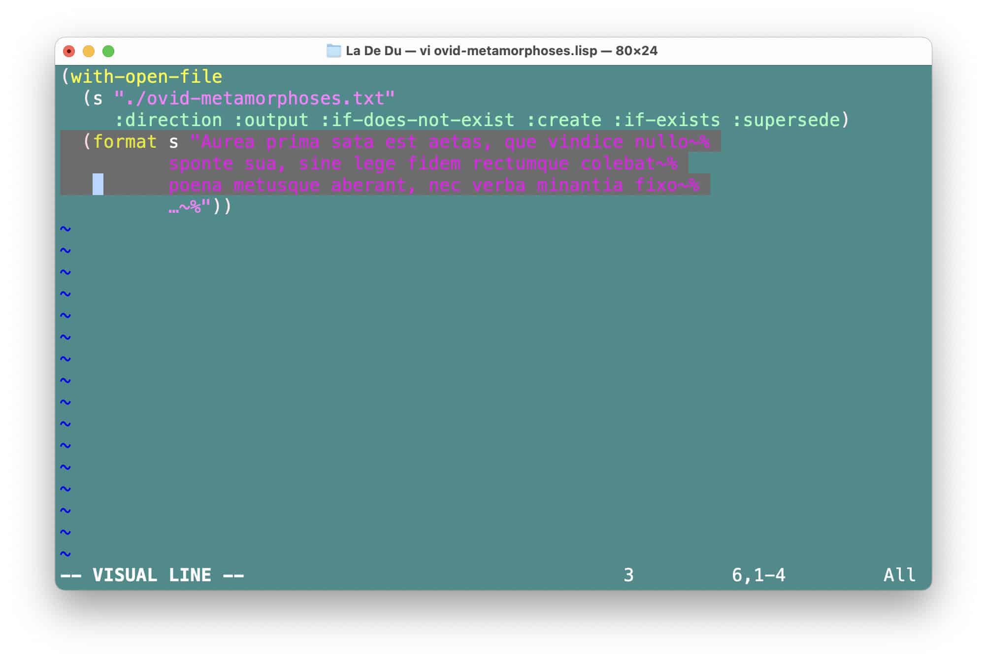 How to Delete a Line (or Lines) in Vim - La De Du