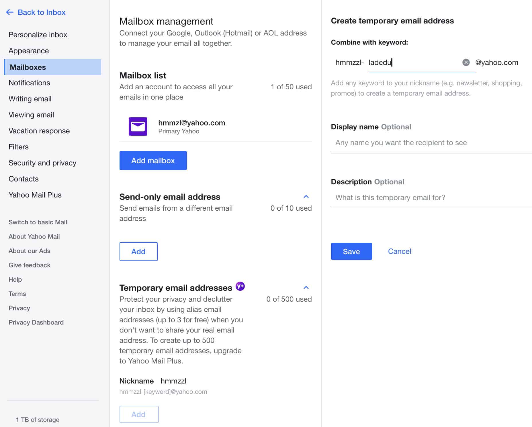 How to Create a Disposable Email Address in Yahoo Mail - La De Du