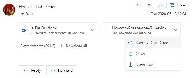 How to Open and Save Attachments in “New” Outlook - La De Du