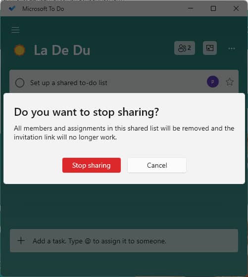 How to Set up a Shared To-Do List in Microsoft To Do - La De Du