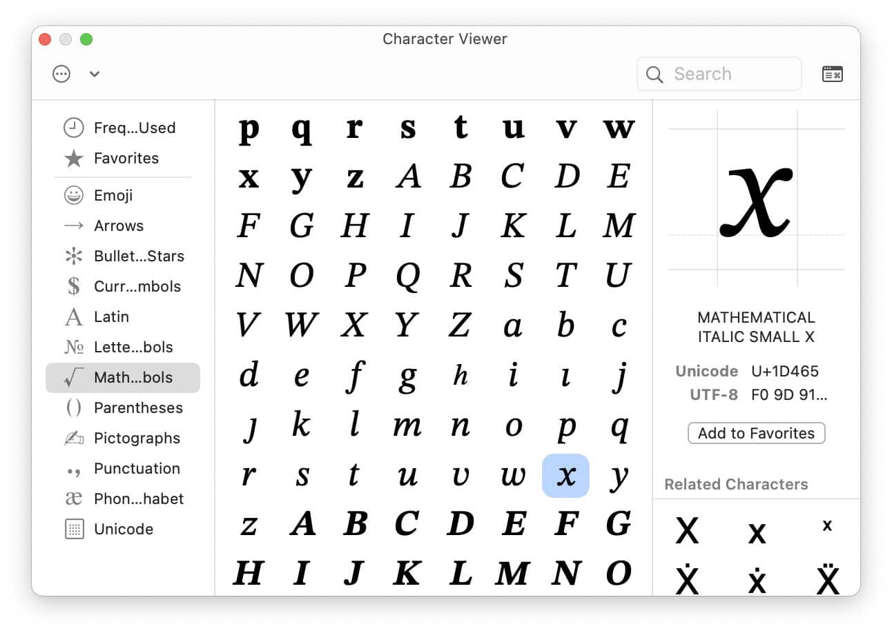 How to Type ‘x bar’ ( 𝑥̅ ) on a Mac - La De Du