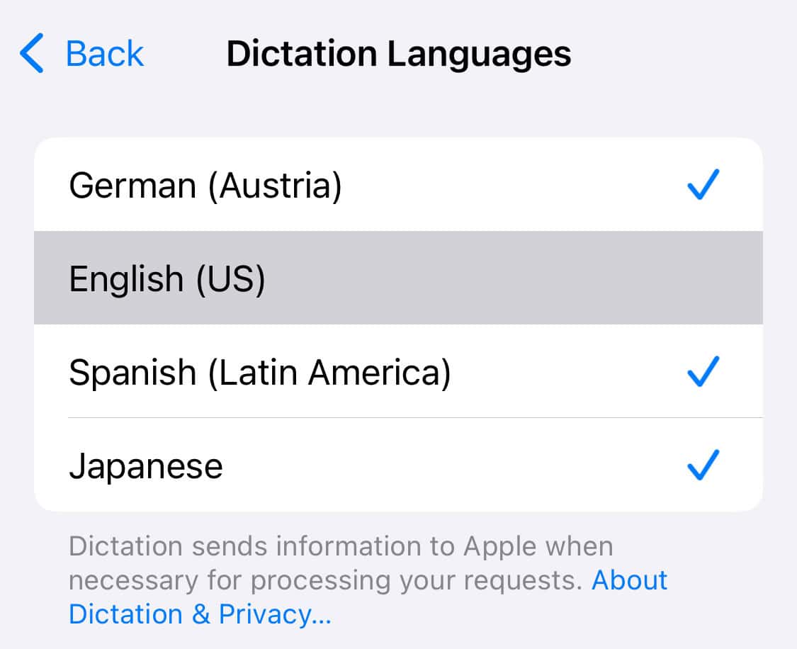 How to Change the Language for Dictation on iPhone - La De Du