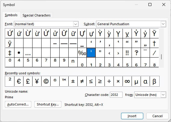 How to Insert Foot and Inch Marks in Word: Windows, Mac, Mobile, Web ...