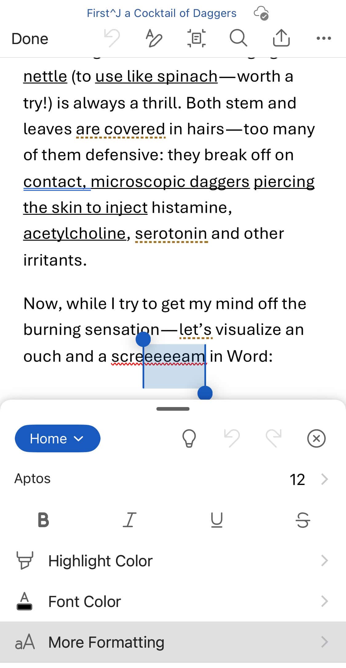 How to Make Superscript Characters in MS Word - La De Du