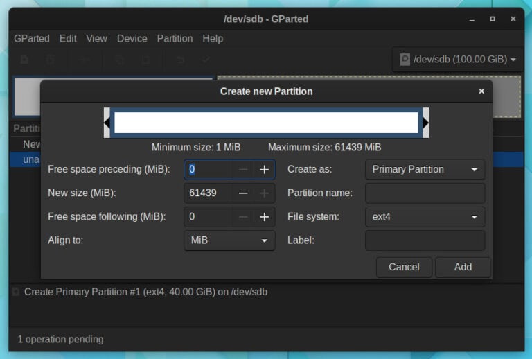 How to Use GParted to Create and Resize Partitions Easily