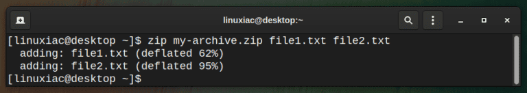 How to Zip Files and Directories on Linux (with Examples)