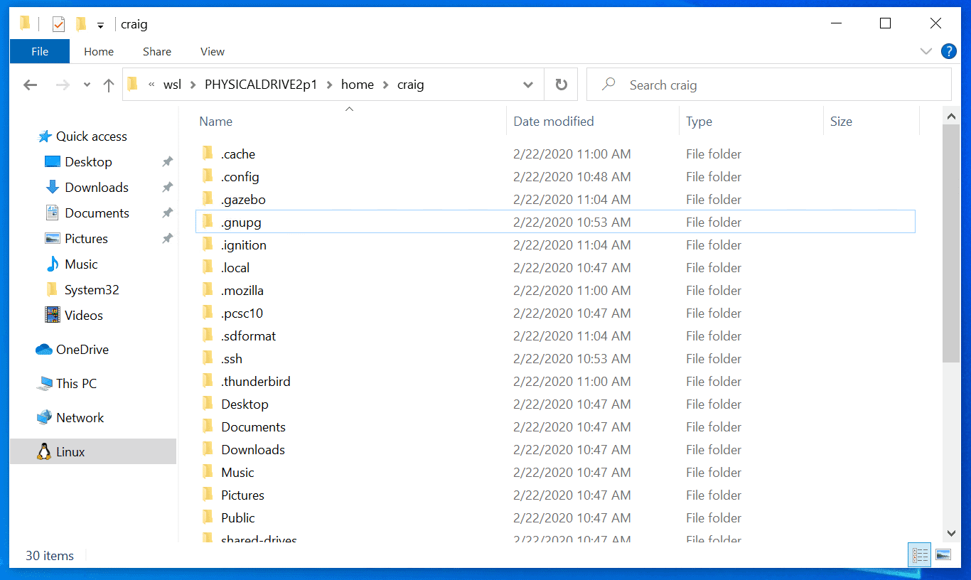How to Access Linux Filesystems in Windows 10 and WSL 2