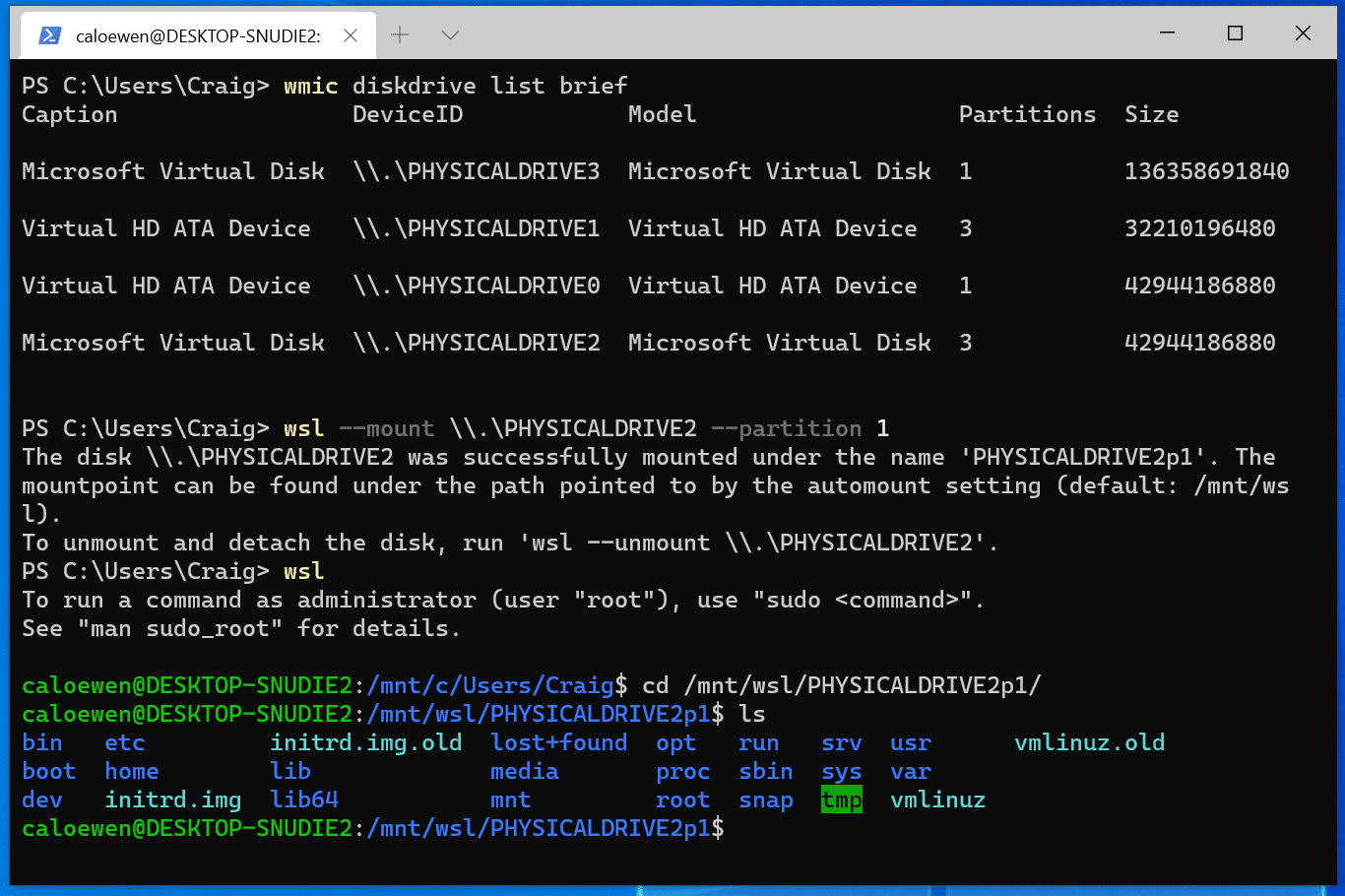 How to Access Linux Filesystems in Windows 10 and WSL 2
