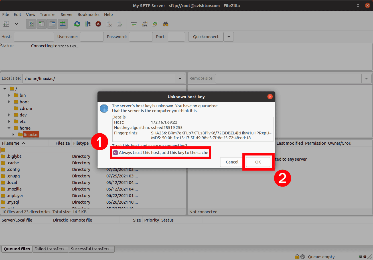 How to Connect to SFTP Using FileZilla for Secure File Transfer