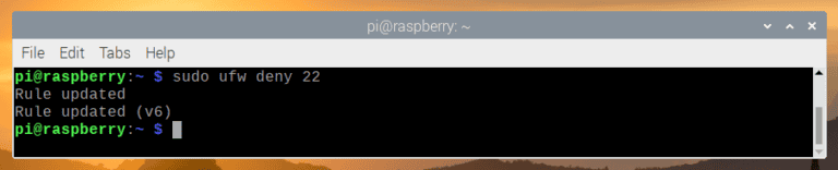 Raspberry Pi Firewall How To Install And Manage It By Using Ufw