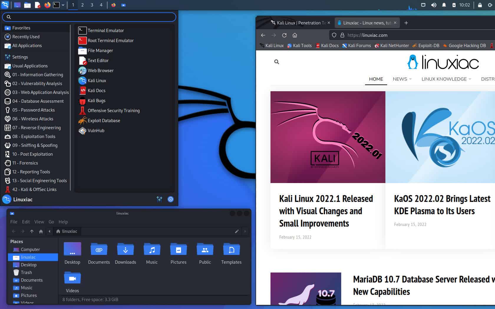 Kali Linux 2022.1 Released with Visual Changes and Small Improvements
