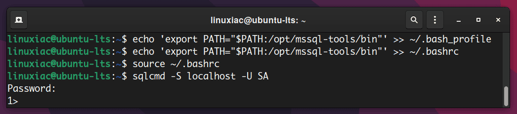 How to Install SQL Server and SQL Server CLI Tools on Ubuntu